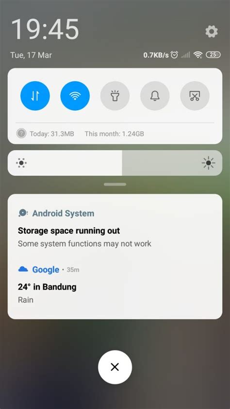 mengatasi storage space running out di hp xiaomi