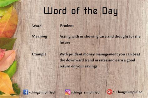 Word of the day. #ThingsSimplified #english #vocabulary #learning # ...