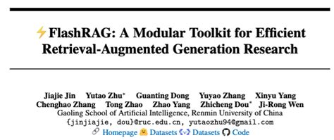 Flashrag支持多模态啦！ 知乎