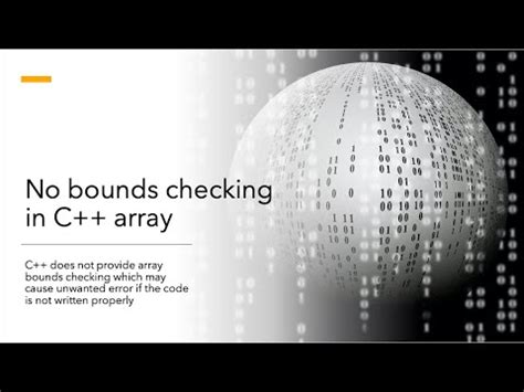 BeezMind C Programming No Bounds Checking In C Array YouTube