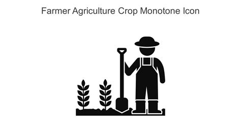 Farmer Agriculture Crop Monotone Icon In Powerpoint Pptx Png And