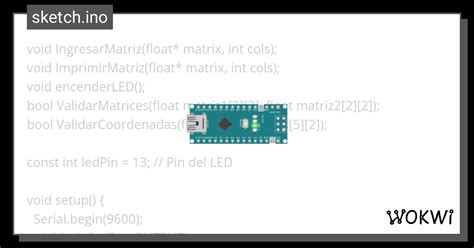 Alg Matr Dv Wokwi Esp32 Stm32 Arduino Simulator