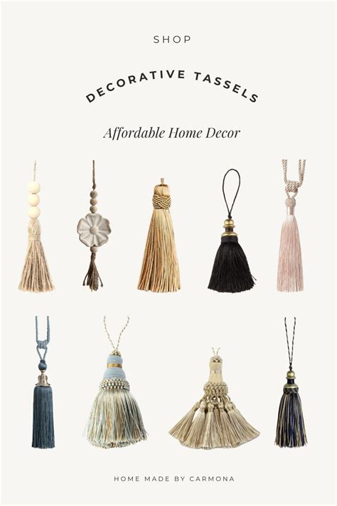 14 Beautiful Ways To Use Decorative Tassels In Your Home