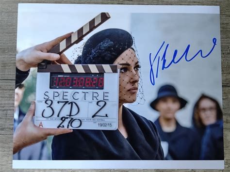James Bond 007 Spectre Monica Bellucci Lucia Sciarra Autograph Photo With Coa Catawiki