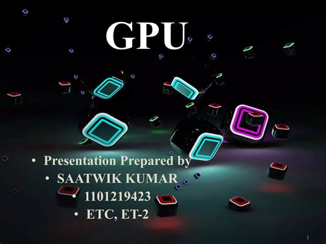 graphics processing unit gpu ppt