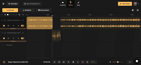 How To Edit An Audio File Notetracks Audio Review And Collaboration