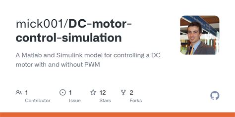 GitHub Mick DC Motor Control Simulation A Matlab And Simulink Model For Controlling A DC