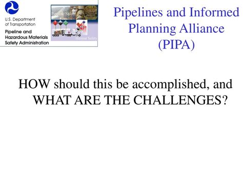 Ppt Pipelines And Informed Planning Alliance Pipa Powerpoint