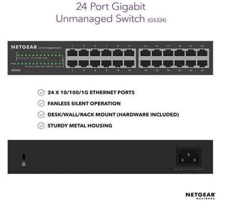 Review NETGEAR Port Gigabit Ethernet Unmanaged Switch