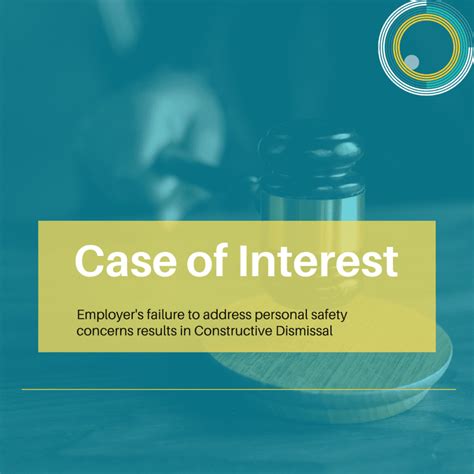 Constructive Dismissal Case