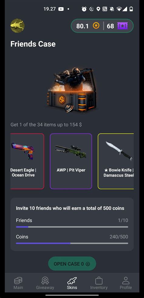 Use My Refferal Code And U Will Get 20 Coins Lltik0n1 R Gocases