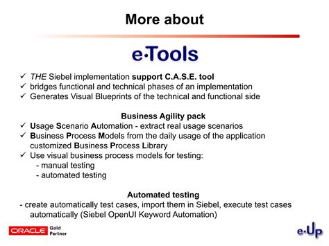Siebel Visual Double Test Automation Ppt