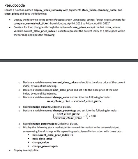Solved Pseudocode Create A Function Named