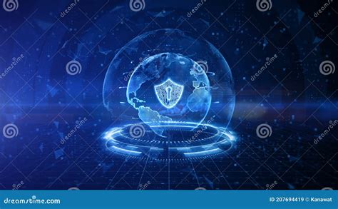 Shield Icon Of Cyber Security Digital Data Digital Data Network Protection Global Network 5g