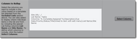 Create A New List Rollup Schema Bamboo Solutions