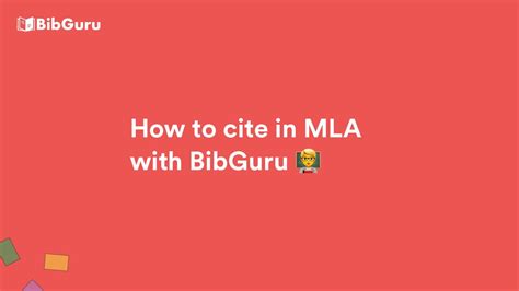 Free Mla Citation Generator Us Standard 2025 Update Bibguru