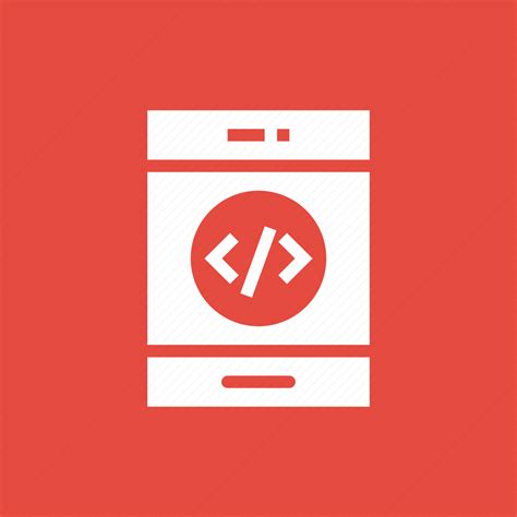 code coding mobile icon download on iconfinder