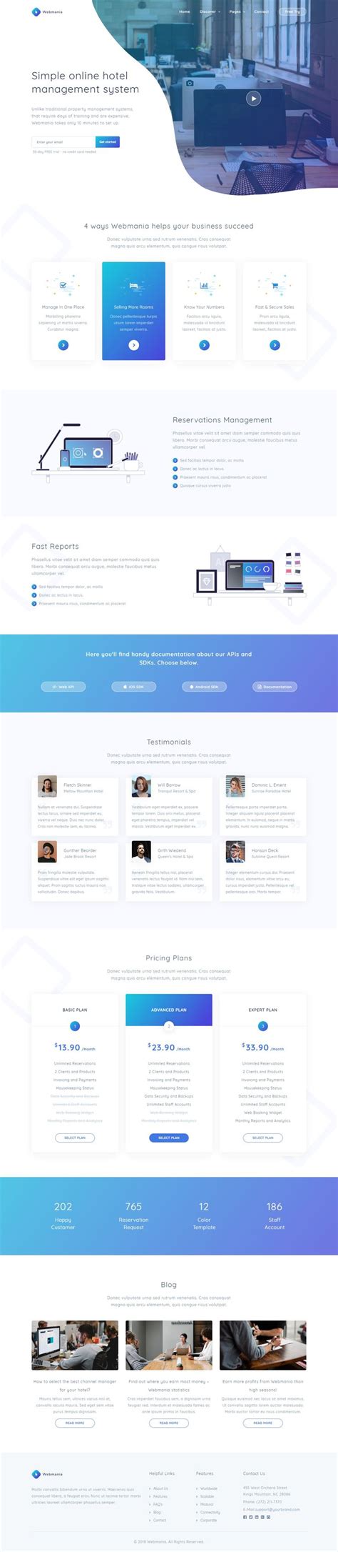 Webmania Agency Startup And Saas Html Website Template
