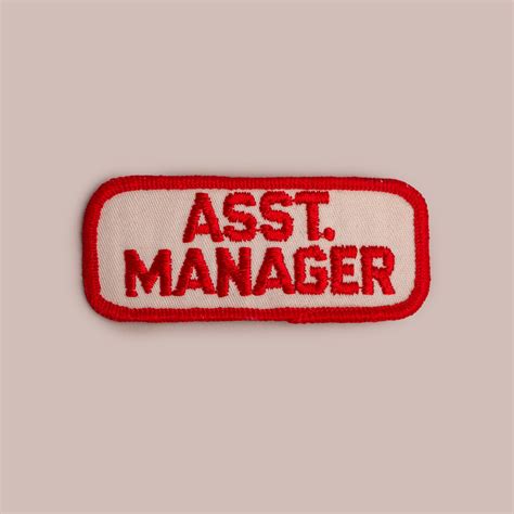 Vintage Patch Asst Manager Lost And Foundry