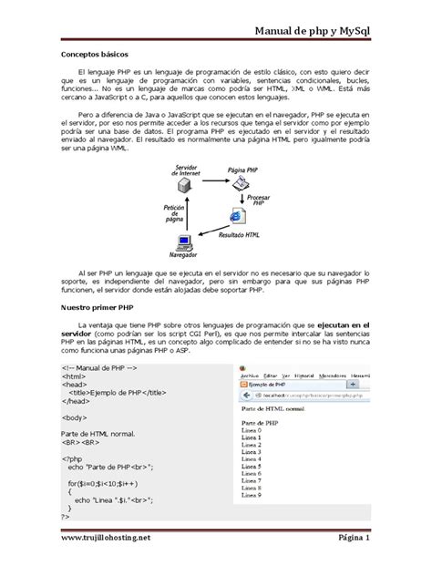 01 manual de php pdf php lenguaje de programación