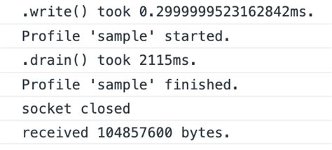 Write Of Large Buffer In Websocketnodesocket Can Hold Nodejs Thread Too