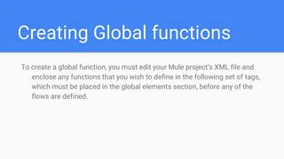 Creating Global Functions PPT