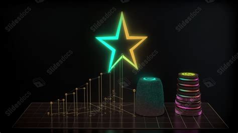 3d Rendering Showcases The Upward Trajectory Of Stellar Cryptocurrencys Market Chart In