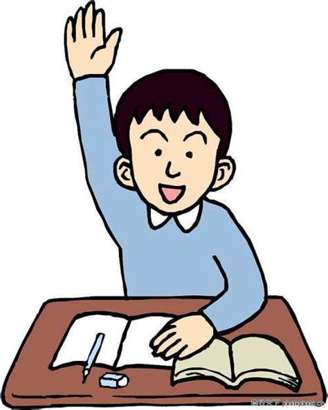 孩子上课举手简笔画 简笔画图片大全 普车都