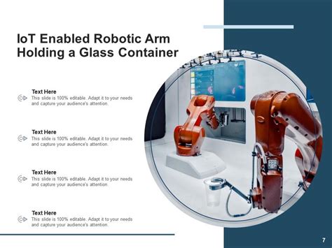 Iot Sensors Temperature Detectors Device Container Humanoid Presentation Graphics