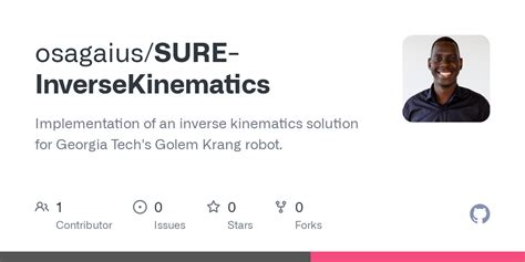 github osagaius sure inversekinematics implementation of an inverse