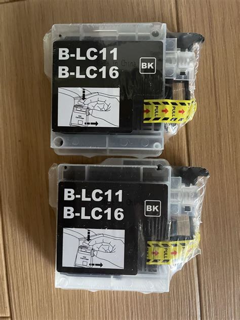 B Lc11 B Lc16 ブラックインクカートリッジ 2個セット メルカリ