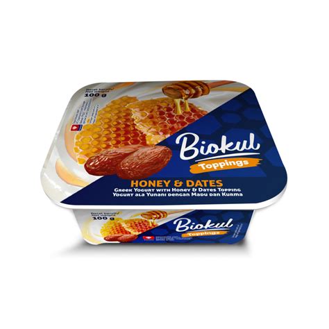 Biokul Greek Topping Date Honey Yogurt 100gram Astro
