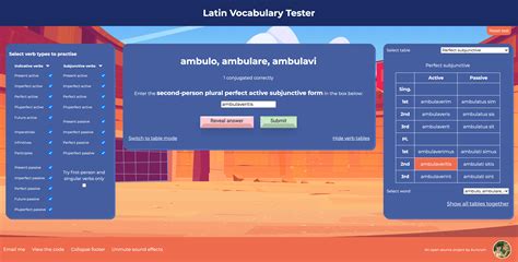Latin Vocabulary Tester Rlatin