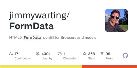 Github Jimmywartingformdata Html5 `formdata` Polyfill For Browsers
