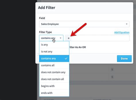 Exploring Dataset Data Intrafocus
