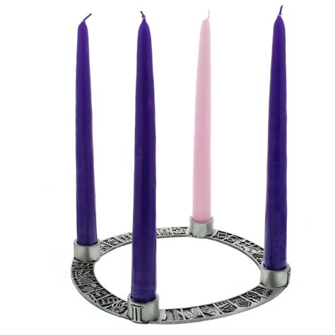 Jesse Tree Pewter Advent Wreath The Catholic Company®