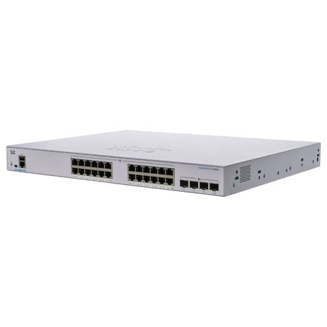 Cisco Cbs350 24t 4x Na 350x Series 24 Port Gigabit Poe Stackable