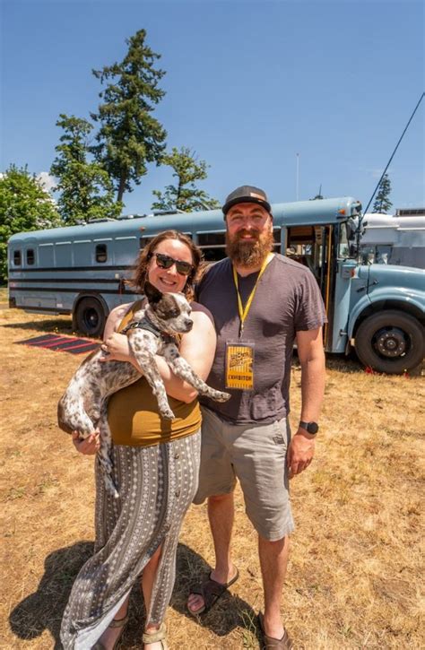 This Skoolie Seats 10 And Has A Huge Bed