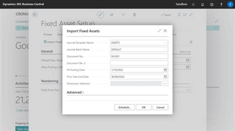 Bulk Import Fixed Asset Data Fenwick