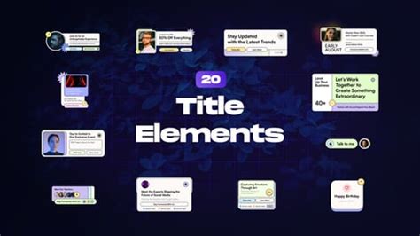 Modern Clean Ui Overlays And Call To Action Elements Titles Ft Ui