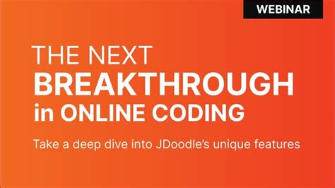 Jdoodle On Linkedin Webinar Introduction To Jdoodle Products And Features