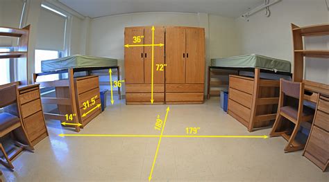 Standard Hostel Room Size