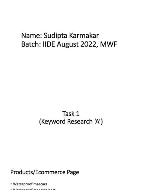 Seo Assignment Pdf Search Engine Optimization Tag Metadata