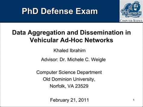 Data Aggregation And Dissemination In Vehicular Ad Hoc Networks Ppt