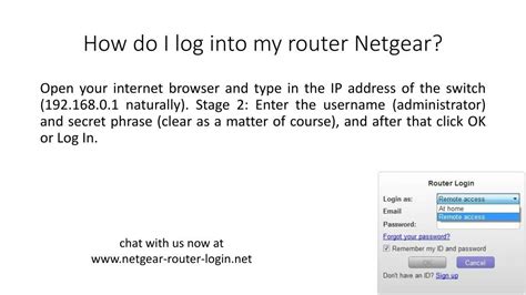 PPT How Do I Recover My Netgear Router Password PowerPoint Presentation ID 8130701