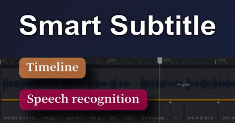 smart subtitle ai ml integration unity asset store