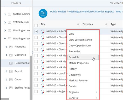 Ofm Service News Enhancements To Wwa Web Intelligence User Interface Hrms Support Hub