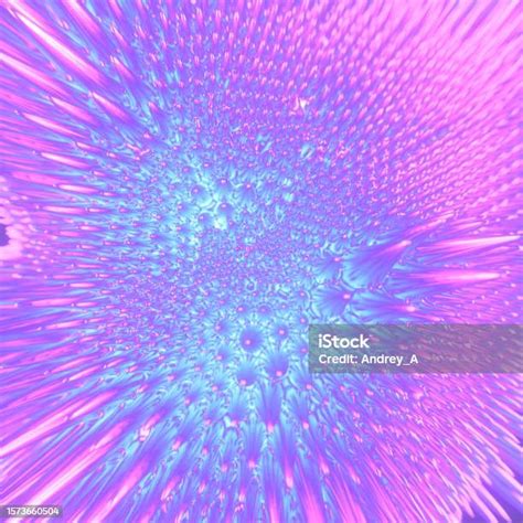 피사계 심도를 가진 네온 색상의 강자성 유체 현대 추상 미술 3d 렌더링 디지털 일러스트레이션 0명에 대한 스톡 사진 및 기타