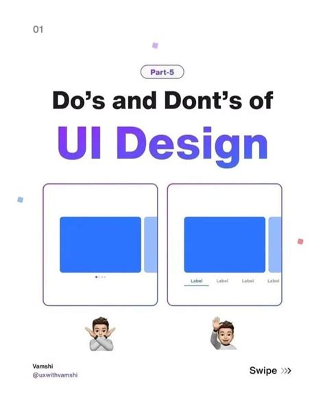 Ui Ux Designers And Developers Dos And Donts Of Ui Design Ui Design Mobile Ui Patterns