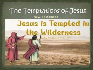 Temptation Of Jesus Pptx